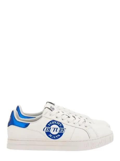 Versace Logo Low-top Sneakers - White