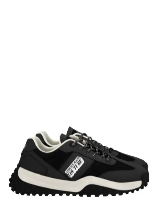 Versace Chunky Sole Low-top Sneakers - Black