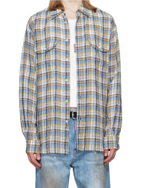 Dsquared2 Plaid Shirt - Gray