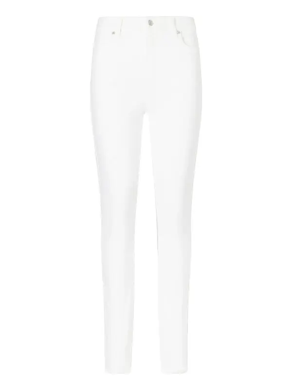 FRAME Le High Skinny High-rise Skinny-leg Jeans - White