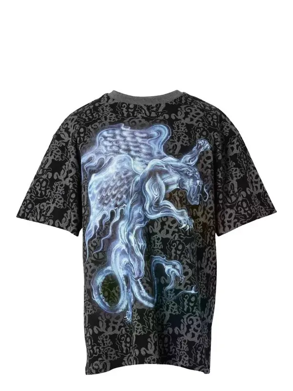 CASELLA MEYER Panther-print T-shirt - Black
