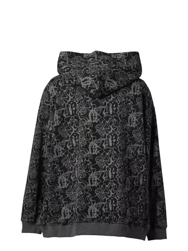 CASELLA MEYER Jacquard Panther Hoodie - Black