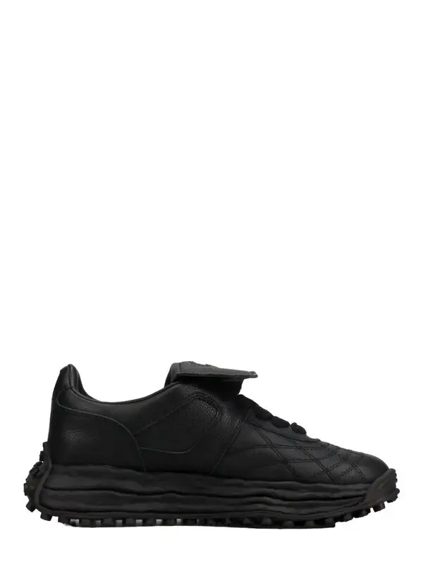 Mihara Yasuhiro Scott Leather Sneakers - Black