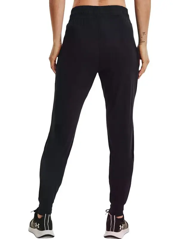 Under Armour Tapered Trousers With Drawstring Waistband - Black