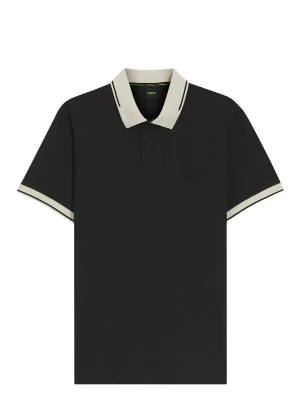 BOSS Slim-fit Cotton Polo Shirt - Black