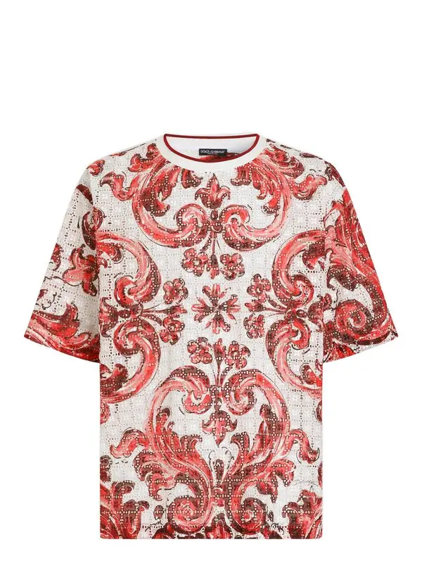 Dolce & Gabbana T-shirt M/corta Giro - Multicolor