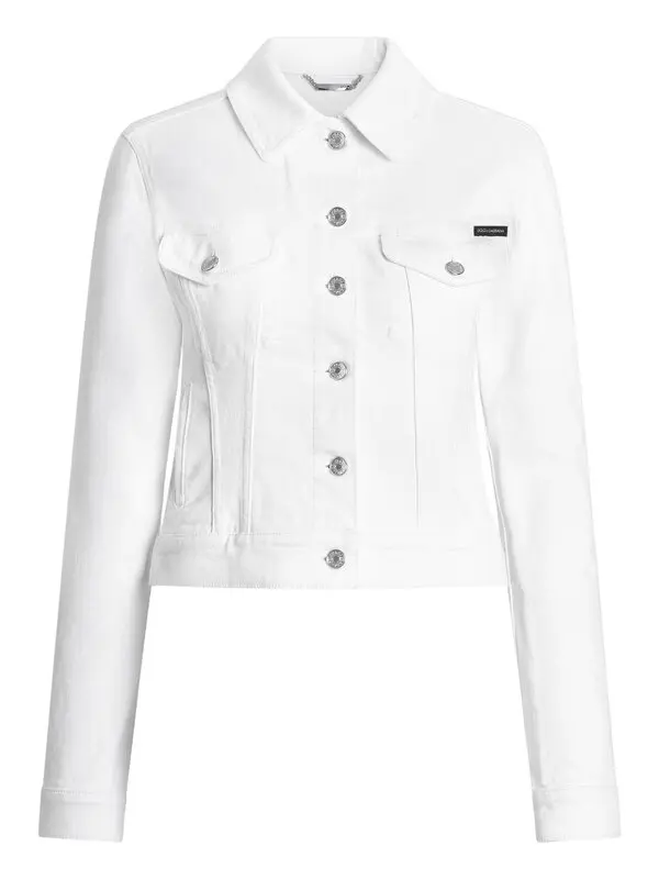 Dolce & Gabbana Stretch Denim Jacket - Multicolor