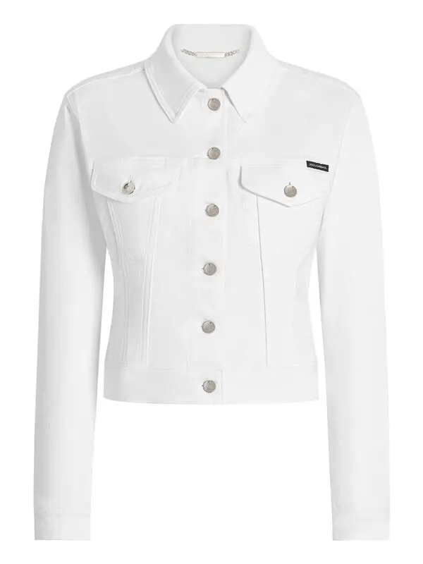 Dolce & Gabbana Stretch Denim Jacket - Multicolor