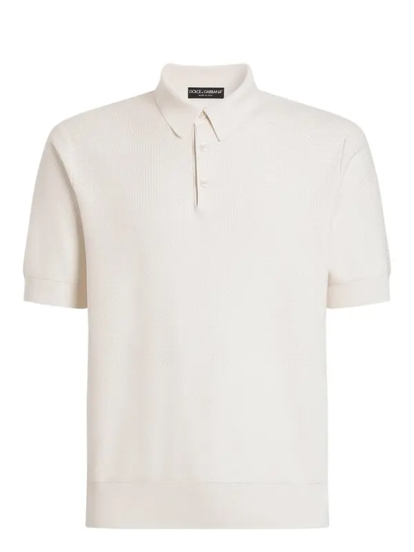 Dolce & Gabbana Polo M/c - White