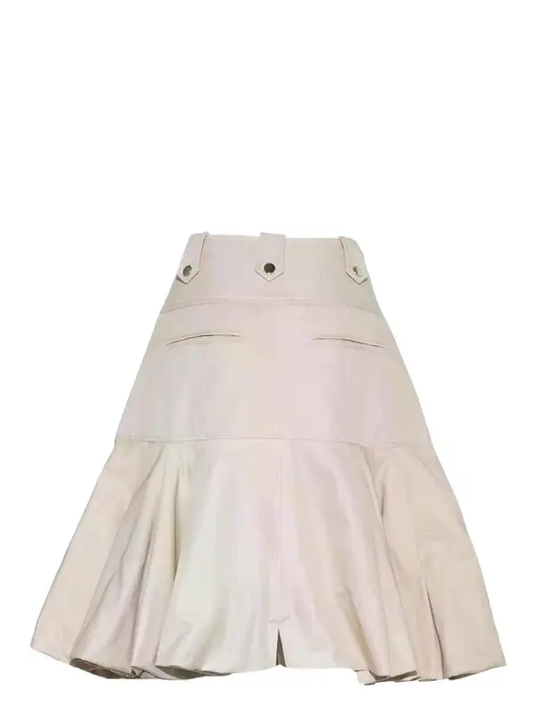 Rokh Puff-hem Mini Skirt - Neutrals