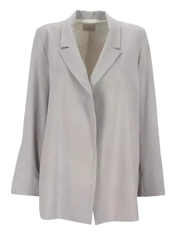 Marella Notch Lapel Jacket - Grey
