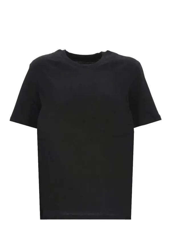 Majestic Filatures Cotton Crew Neck T-shirt - Black