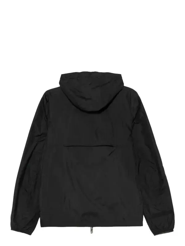 K-WAY Jake Hooded Zip-up Jacket - Black