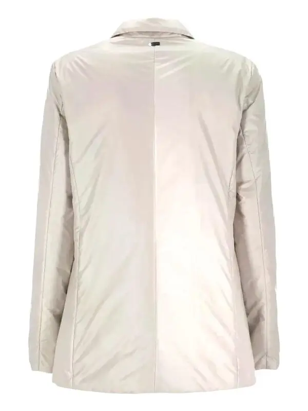 EMMA E GAIA Padded Notched Lapel Jacket - Grey
