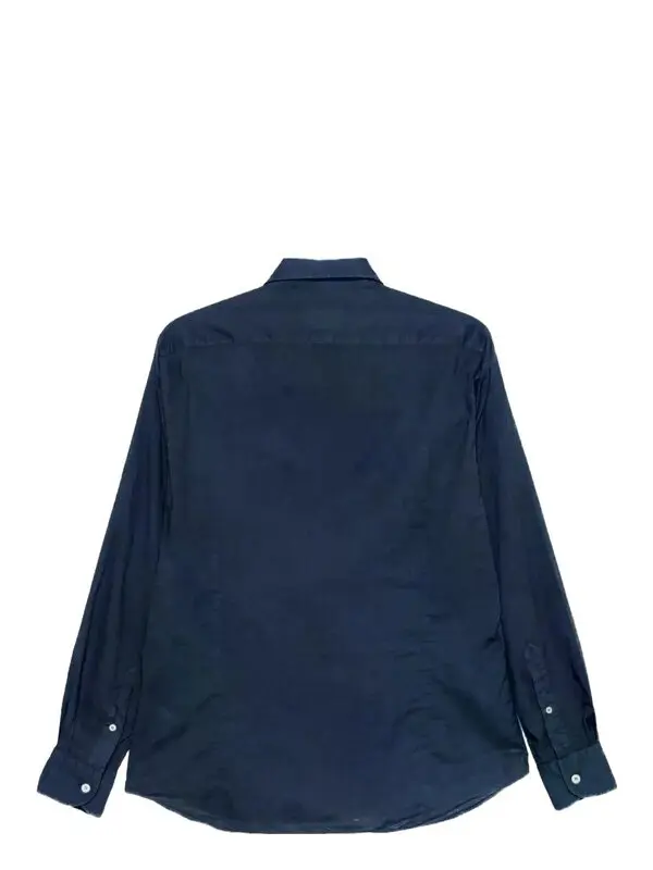 MC2 SAINT BARTH Logo-embroidered Cotton Shirt - Blue
