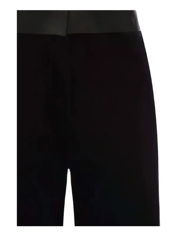 Victoria Beckham Alina Straight Leg Trousers - Blue