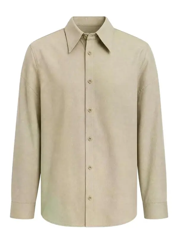 Tibi Twill Hinged Shirt - Brown