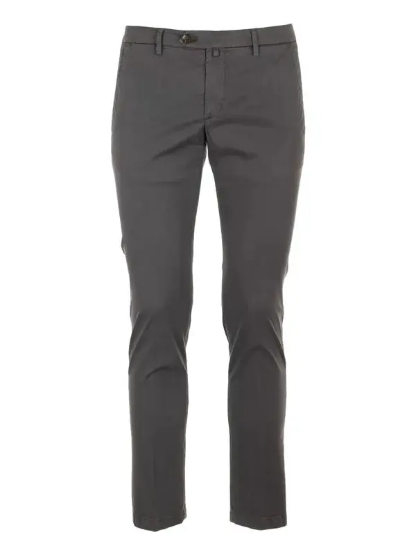 BRIGLIA 1949 Slim-fit Chino Trousers - Grey