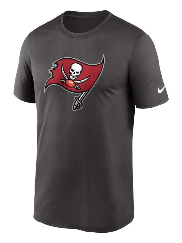 Nike Tampa Bay Buccaneers Primetime Legend Logo Dri-fit Nfl T-shirt - Grey