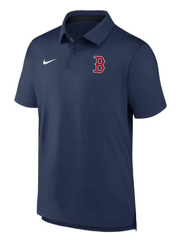 Nike Boston Red Sox Tour Dri-fit Mlb Polo - Blue