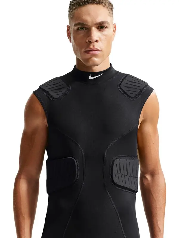 Nike Pro Hyperstrong 4-pad Top Sleeveless Compression Shirt - Black