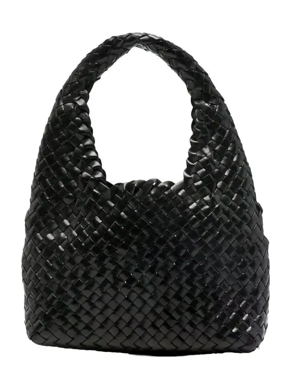 Manebí Woven Clutch Bag - Black