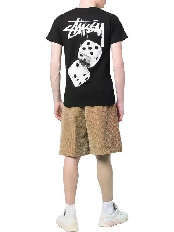 StÜssy Logo-print T-shirt - Black