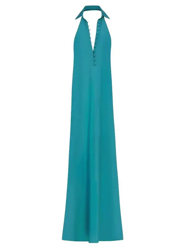 TALLER MARMO Barbara Maxi Dress - Blue
