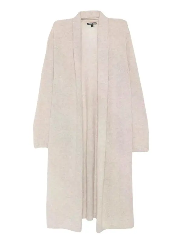 JAMES PERSE Cashmere Shawl-collar Cardigan - Neutrals