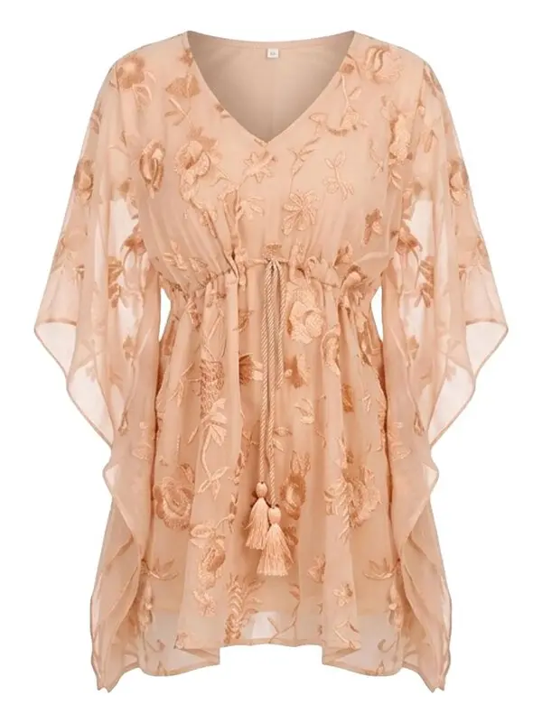 GLAM ON YOU Kyla Kaftan Short - Orange