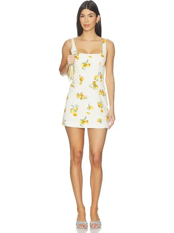 Majorelle Sansa Mini Dress - Orange Fruit Multi