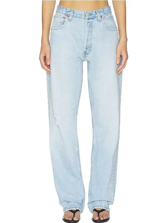 ALIGRACE Tomboy Straight Leg Jeans - Light