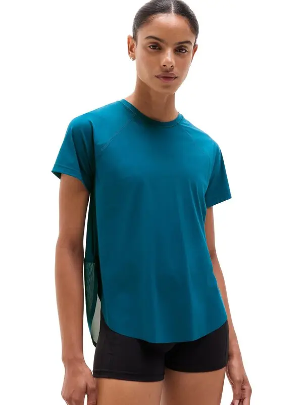 Athleta Ultimate Mesh Tee - Coastal Teal