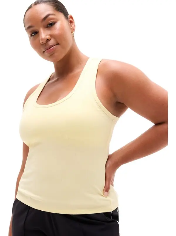 Athleta Signature Rib Scoop Tank - Solstice