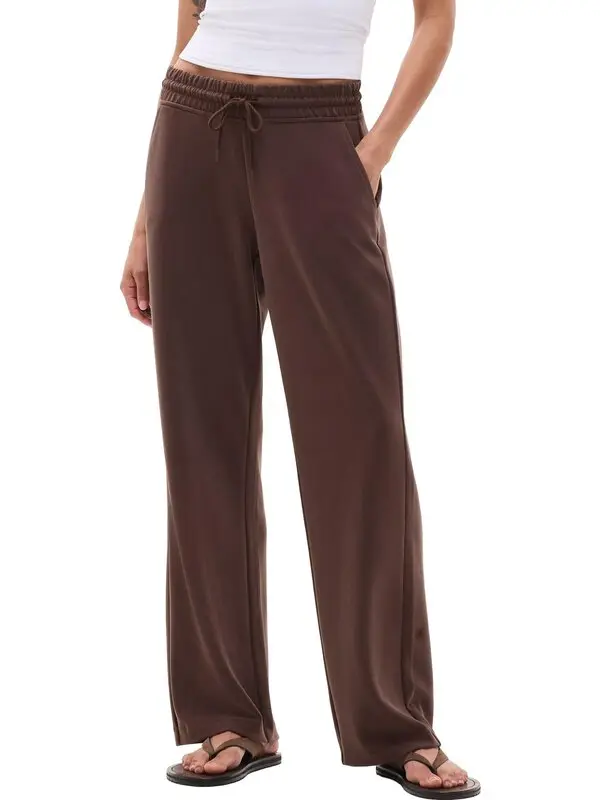 Athleta Seasoft Mid Rise Straight Pant - Woodland