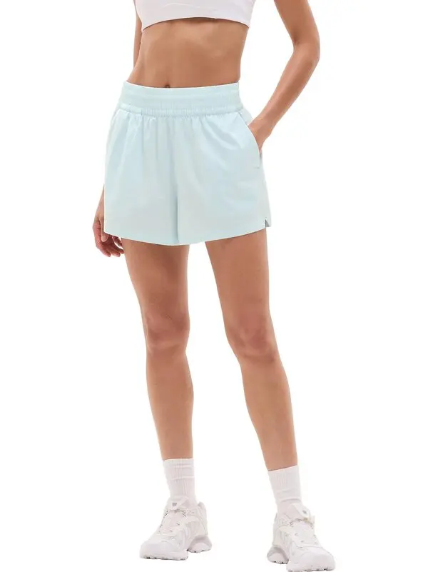 Athleta Weekender High Rise 3" Running Shorts - Sky