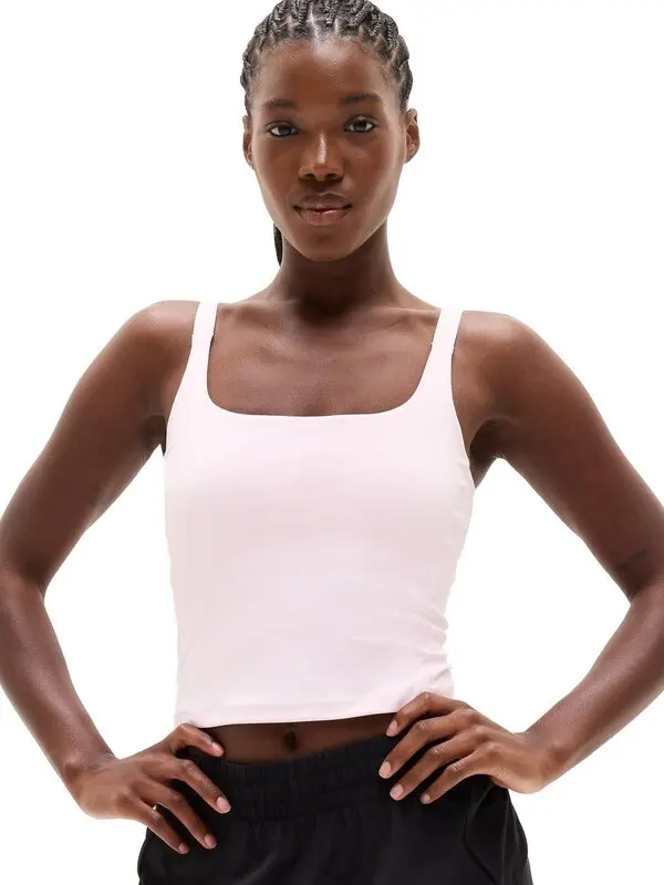 Athleta Interval Built-in Bra Tank - Ballet