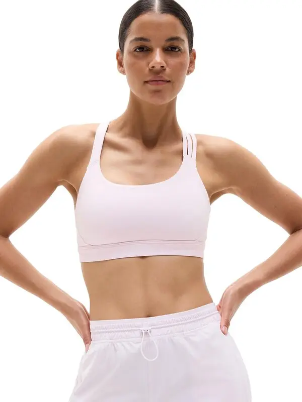 Athleta Train Free Sports Bra A-c - Ballet
