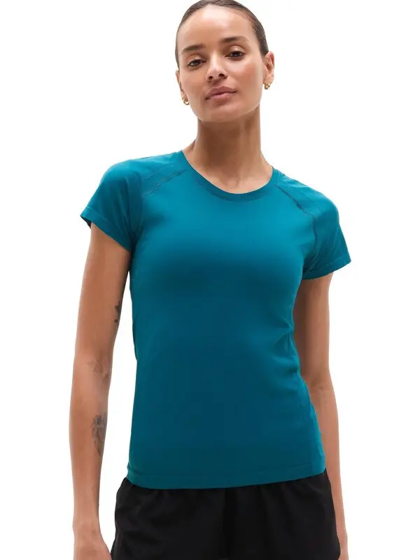 Athleta Momentum Flex Tee - Coastal Teal