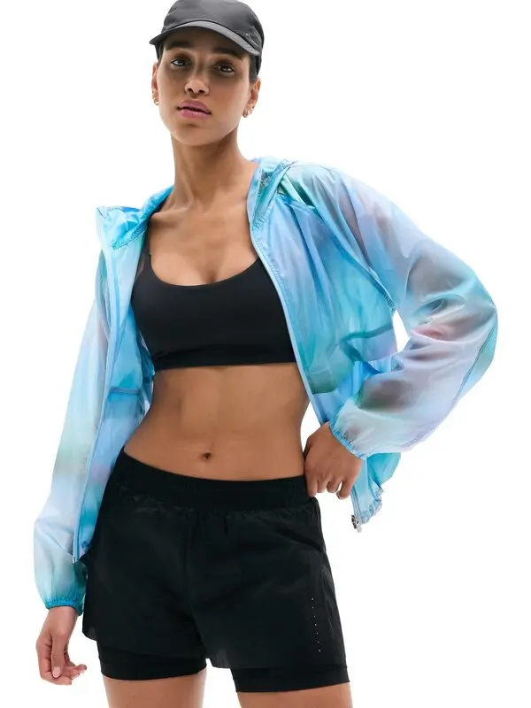 Athleta Bay Sheer Jacket - Landmark Abstract Sky