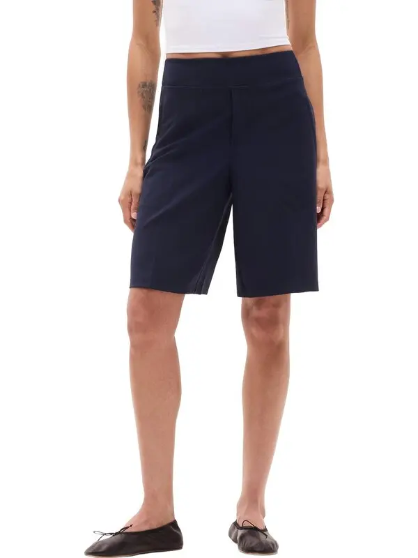 Athleta Endless Bermuda " Shorts - Navy