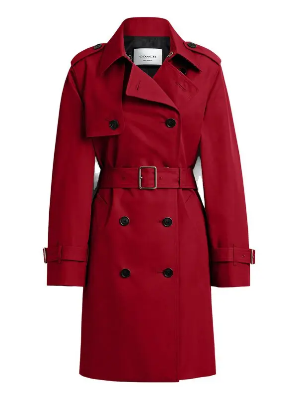COACH OUTLET Coach Classic Trench Coat - Ruby