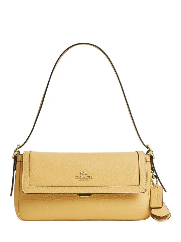 COACH OUTLET Etta Small Flap Shoulder Bag - Gold/soft Yellow