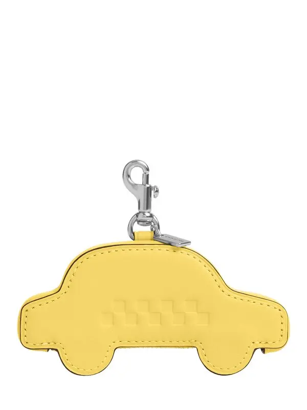 COACH OUTLET Taxi Bag Charm - Silver/yellow