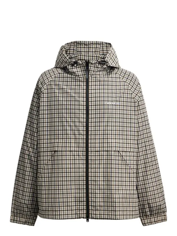 COACH OUTLET Coach Plaid Windbreaker - Beige