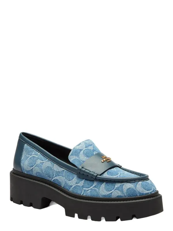 COACH OUTLET Lucy Lug Sole Loafers - Indigo