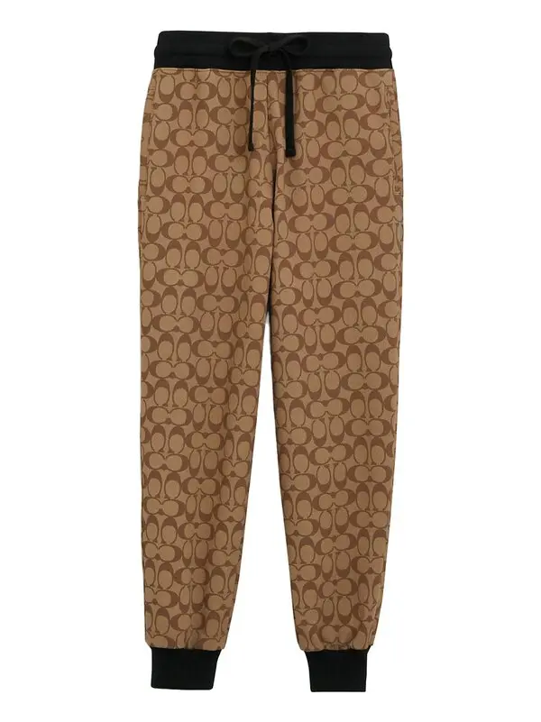COACH OUTLET Signature Monogrammed Joggers - Khaki