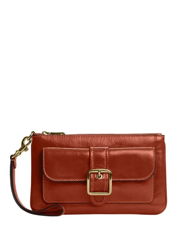 COACH OUTLET Ashton Wristlet - Gold/cinnamon