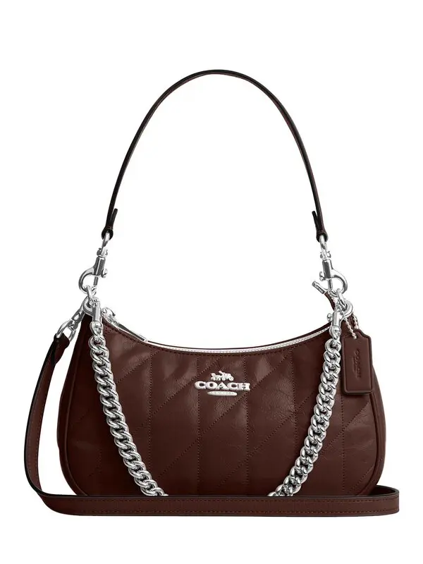 COACH OUTLET Coach Teri Shoulder Bag With Quilting - Silver/maple