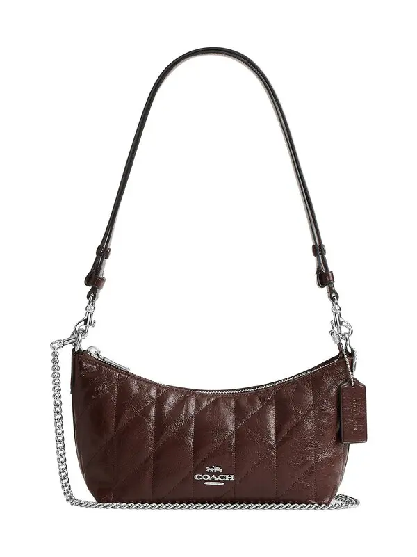 COACH OUTLET Caitlin Quilted Shoulder Bag - Silver/maple